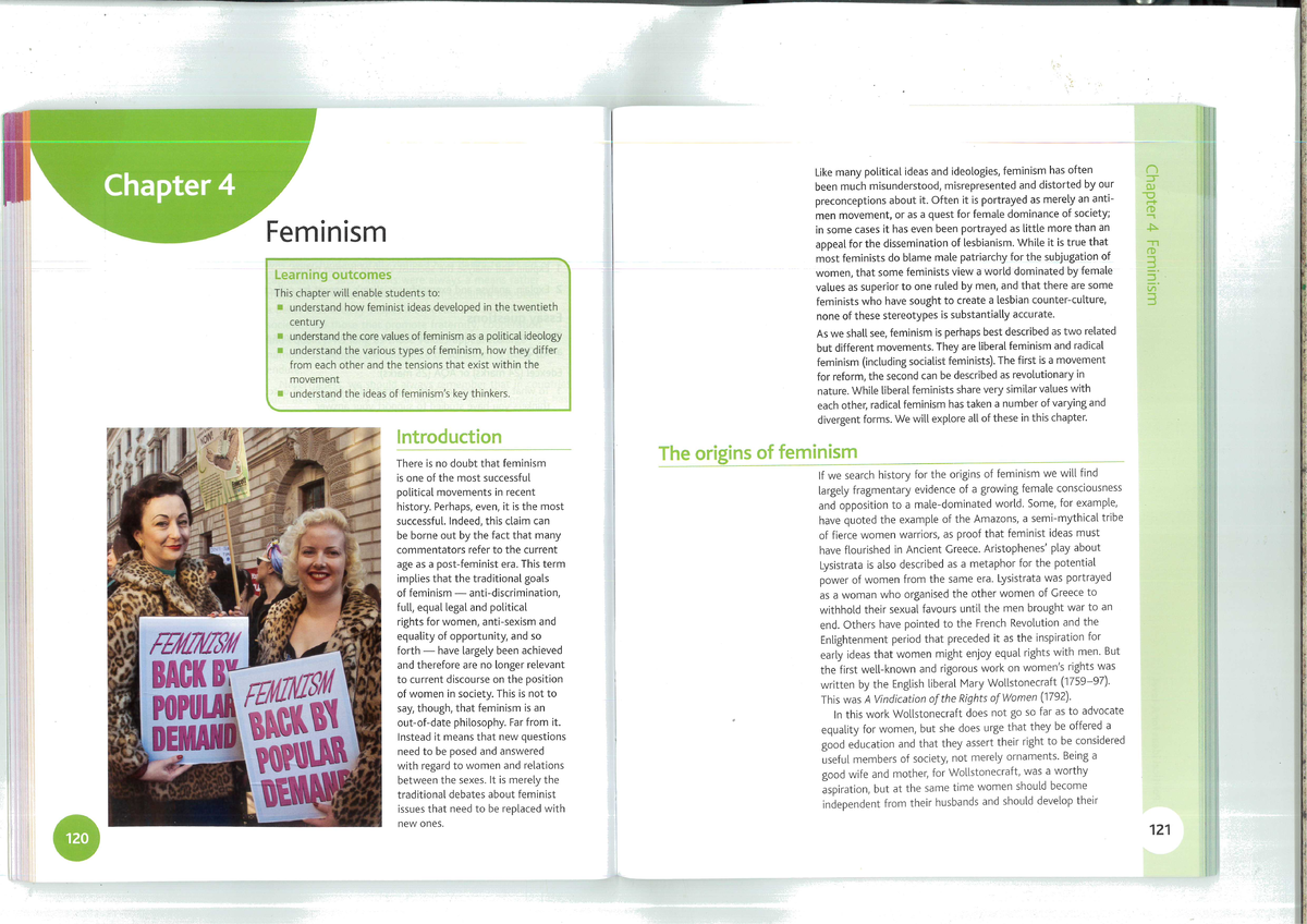 FEM101: Chapter 4 - Feminism: Origins, Core Ideas, and Key Thinkers ...