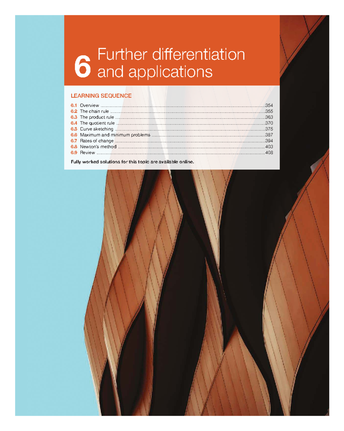 C06 Further Differentiation and Applications: Key Concepts and ...