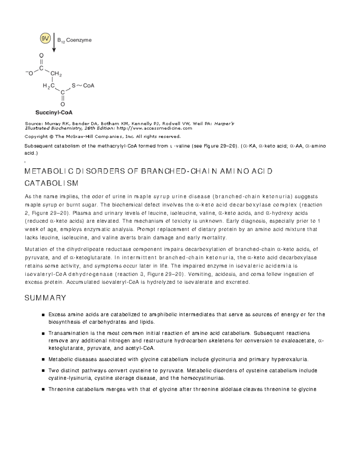 Harpers illustrated biochemistry 28th edition 60 - Subsequent cat ...
