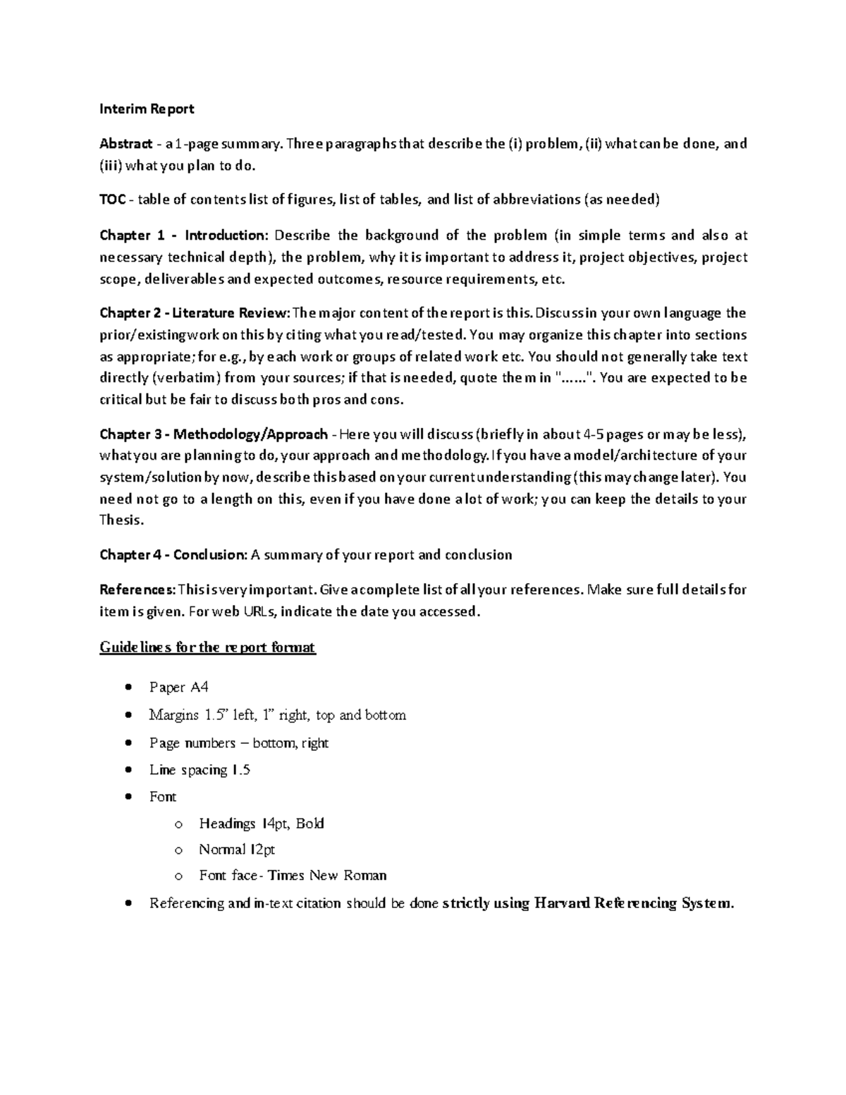 Interim Report-guidelines - Interim Report Abstract - a 1-page summary ...