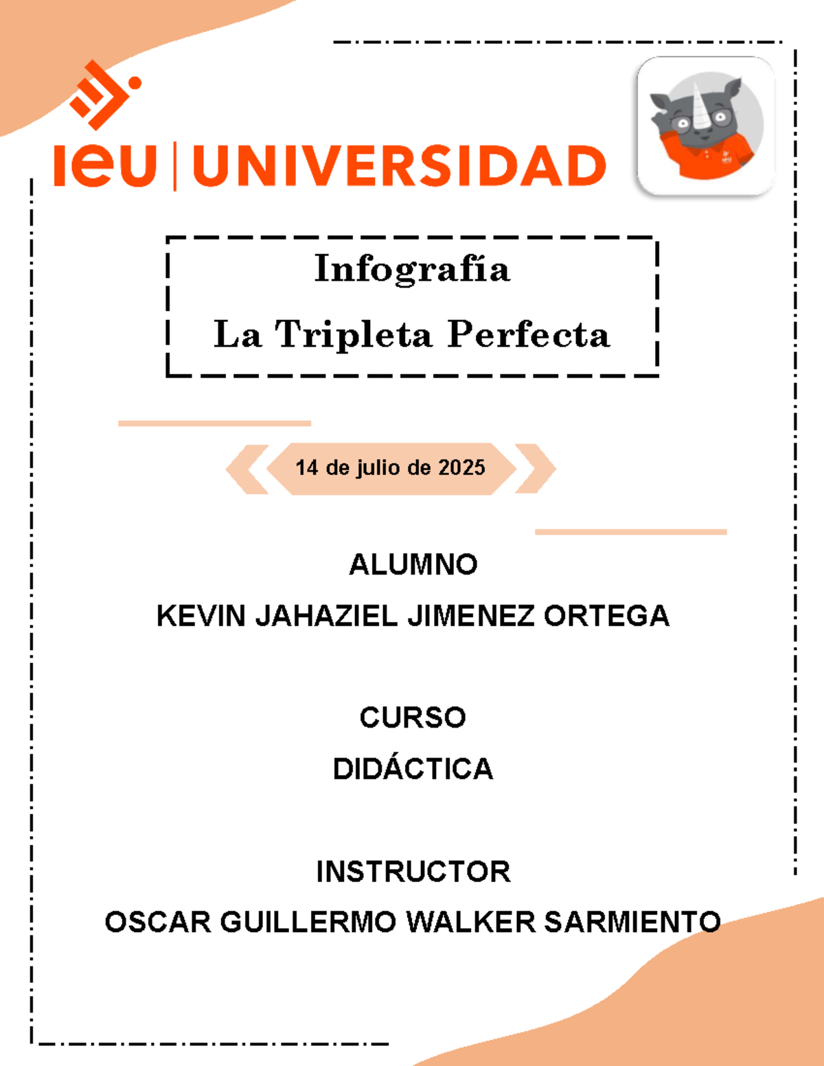 Infografía: La Tripleta Perfecta - Curso Didáctica - Studocu