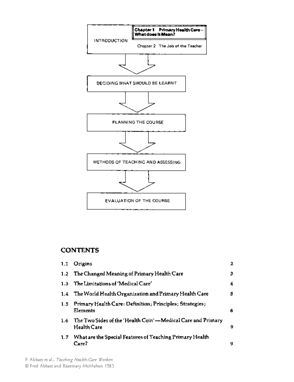 Chapter 1: Understanding Primary Health Care - Key Concepts and ...
