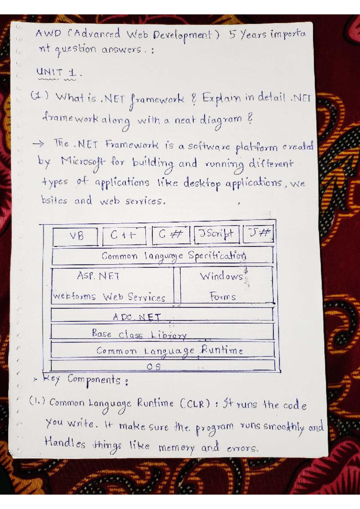 AWD (Advanced Web Development) Important Questions & Answers: Units 1 ...