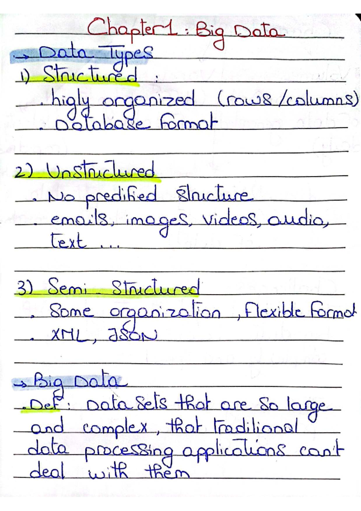 Chapter 1: Introduction to Hadoop and Big Data Types (CS101) - Studocu