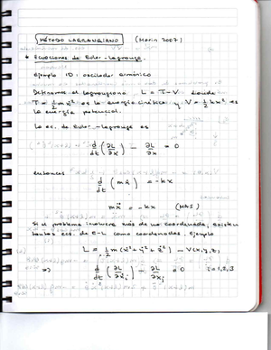 Ejercicios resueltos p6 - PHYSICS 200B : CLASSICAL MECHANICS SOLUTION SET [1] Consider - Studocu