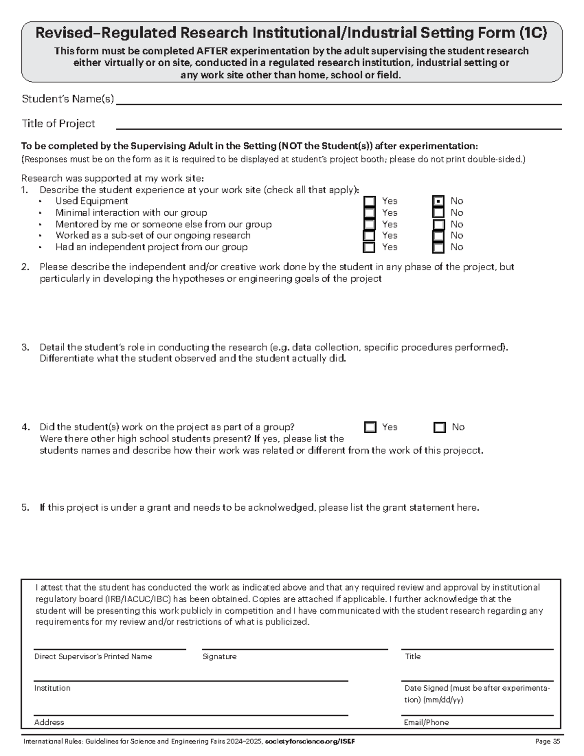 1C Regulated Research Institution - Guidelines for Research Forms 2024 ...