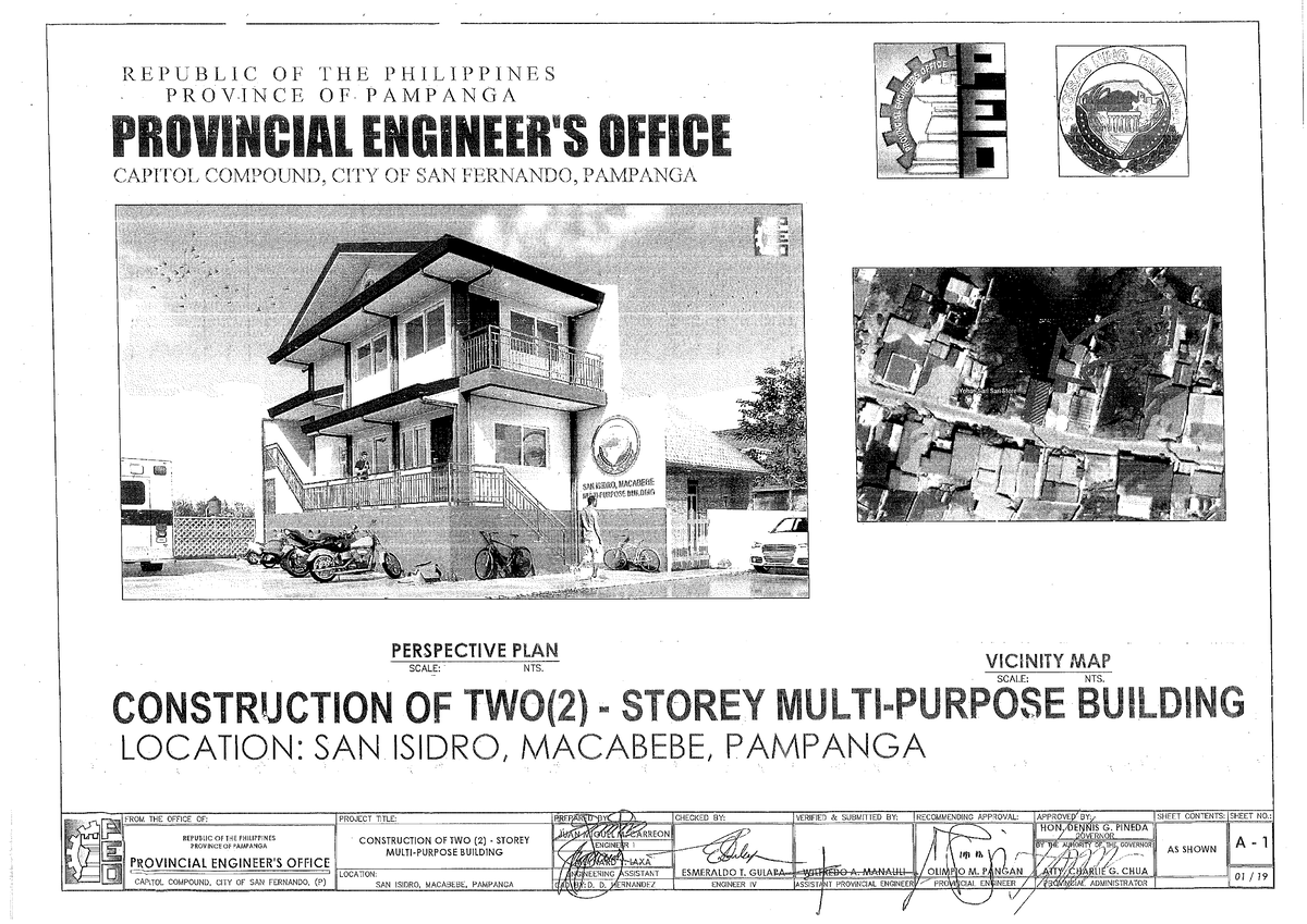Construction of Two-Storey Building Plans (PAMPANGA) - Studocu