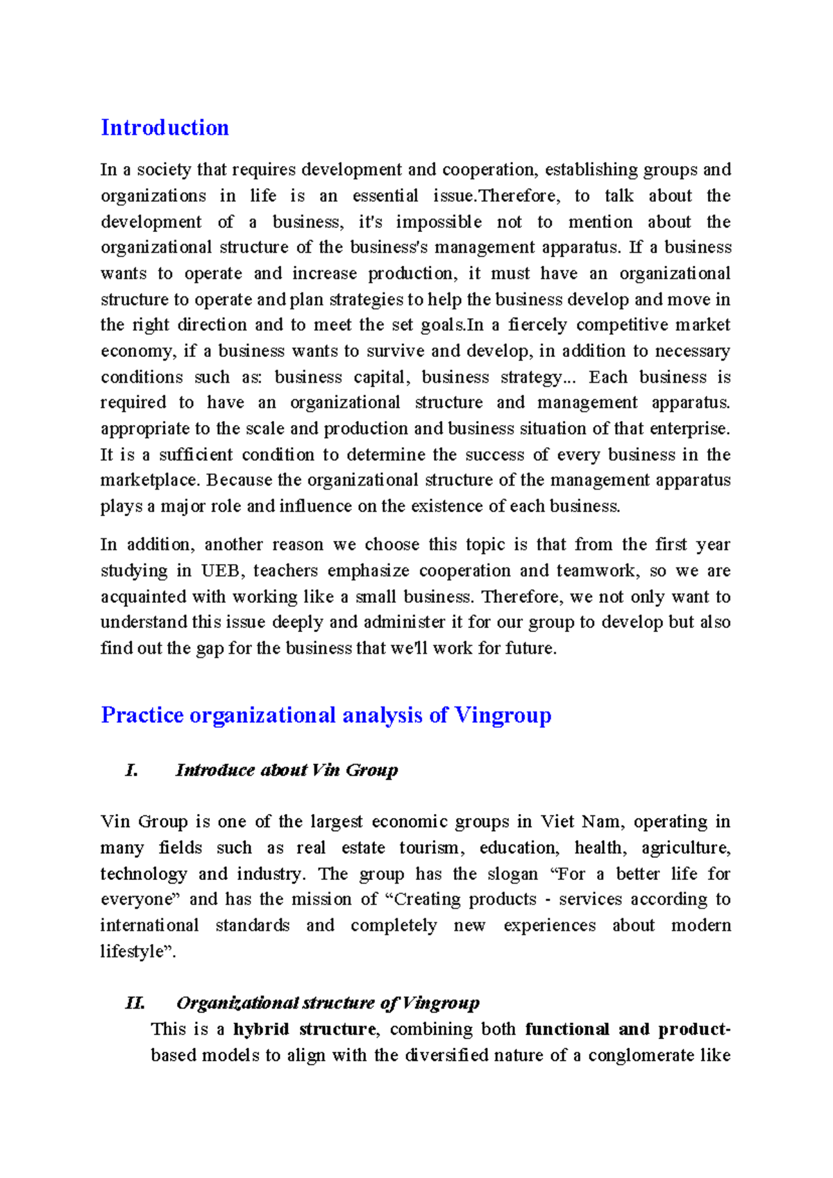 Summary Group 4 - Organizing - Introduction In a society that requires ...
