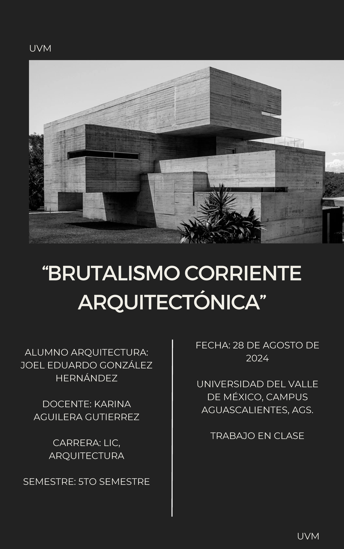 Brutalismo Corriente Arquitectonica JEGH - “BRUTALISMO CORRIENTE ...