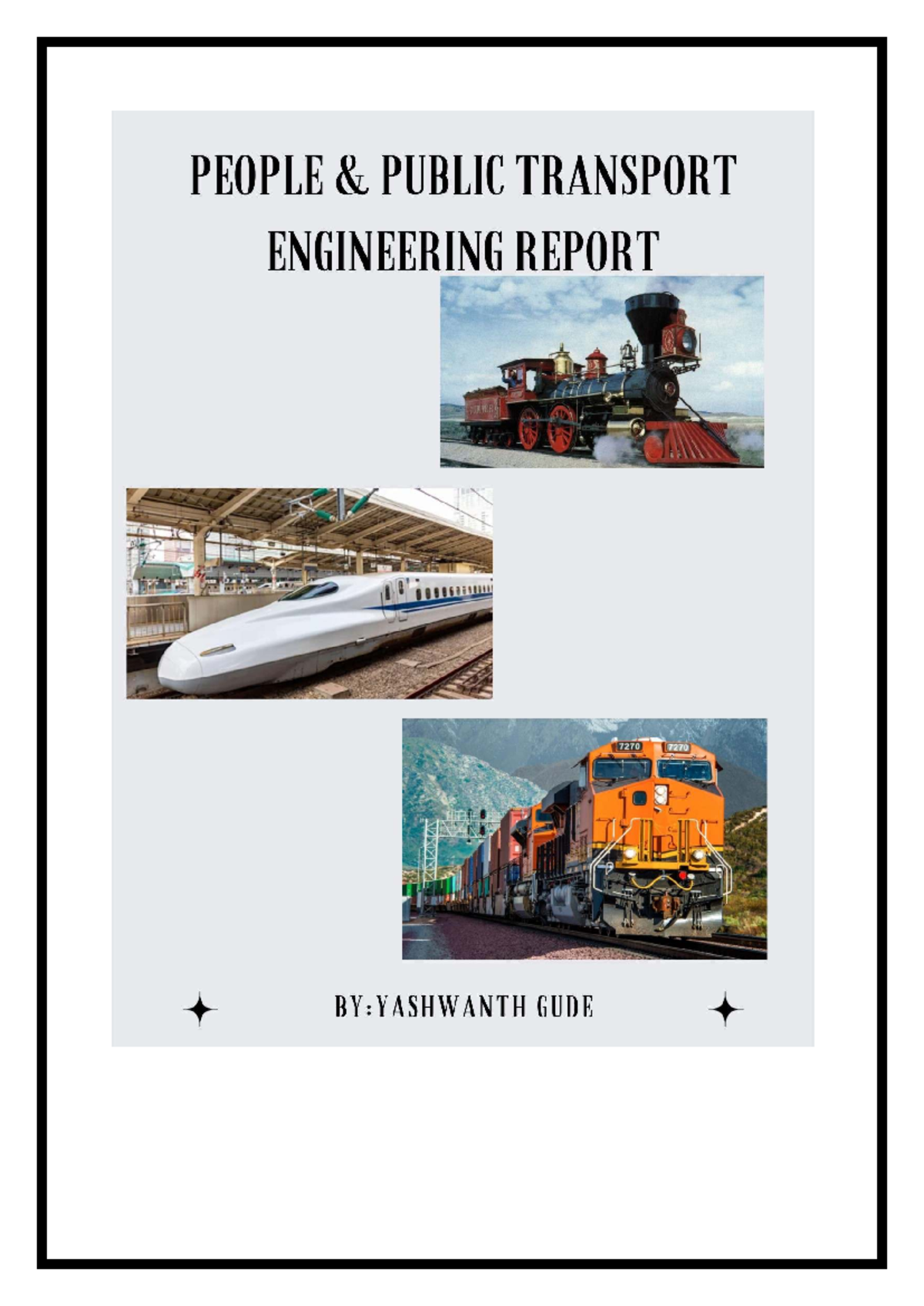HSC Task 2: Engineering Analysis of Trains in Public Transport - Studocu
