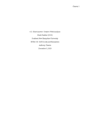 PHL26012 - work - Chairez 1 1-2 Journal Reflection: I've Got a Feeling ...