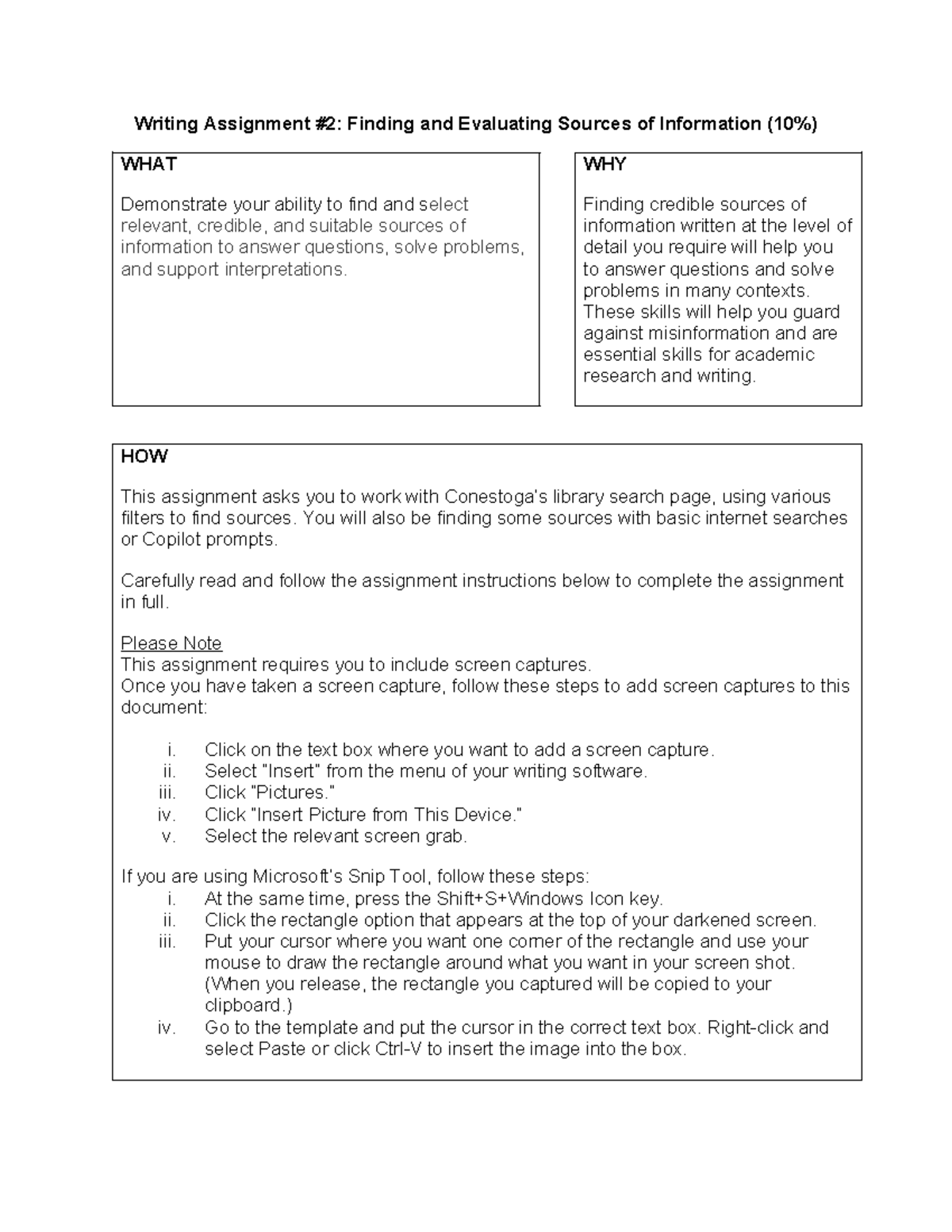 Writing Assignment #2: Finding and Evaluating Sources in Library DB ...