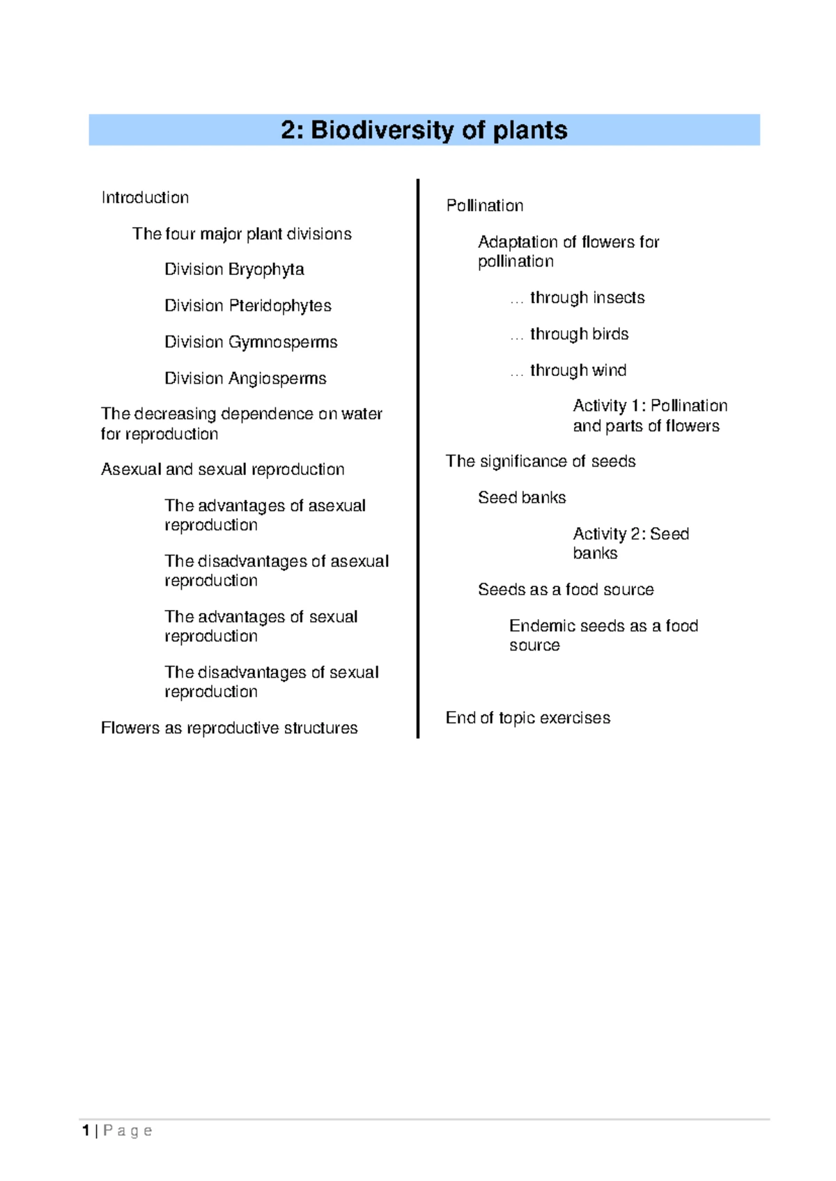 Biodiversity and Classification of Microorganisms - Questions & Summary ...