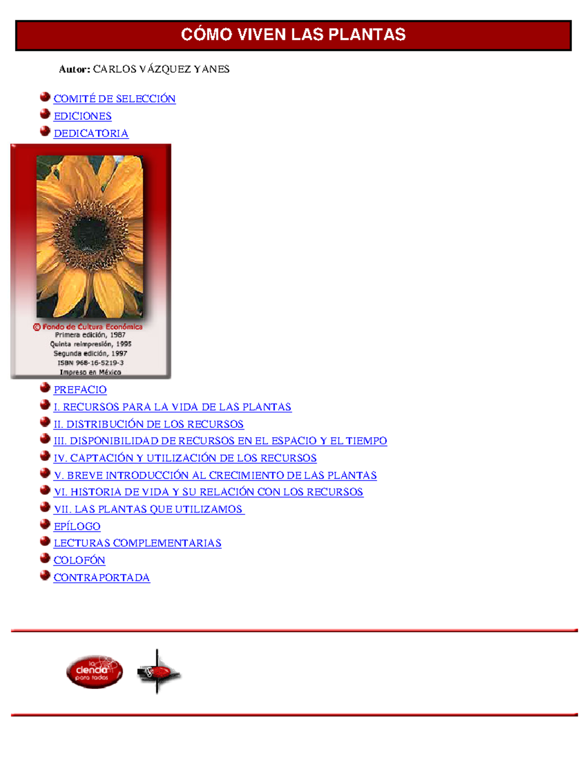 Cómo Viven las Plantas: Recursos, Crecimiento y Fotosíntesis - F 240306 ...