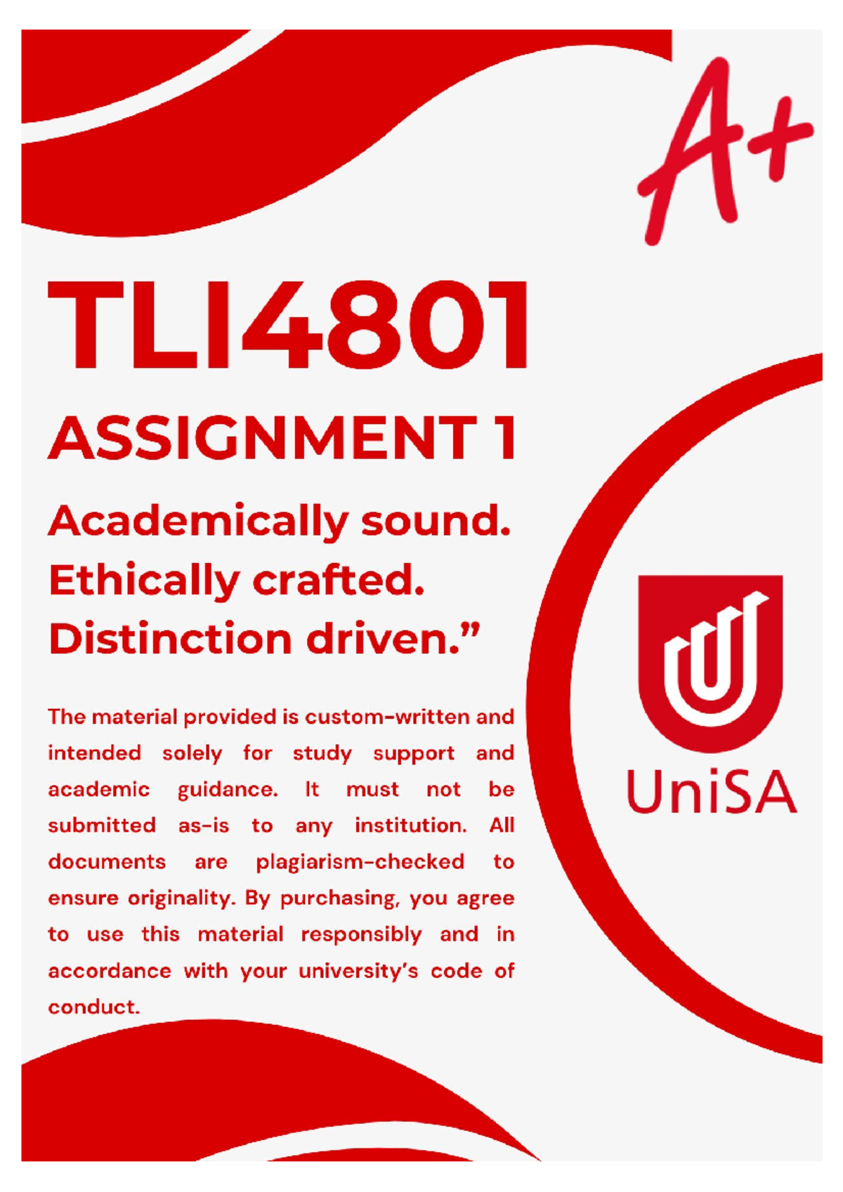 TLI4801 Assignment 1: Action vs. Application Proceedings in SA Law ...