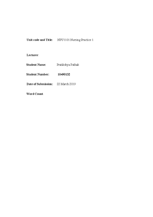 Medication administration - The critical reflection will follow Gibbs ...