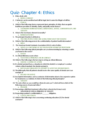 Chapter 10 Quiz - Quiz questions and answers - Chapter 10 Quiz A system ...