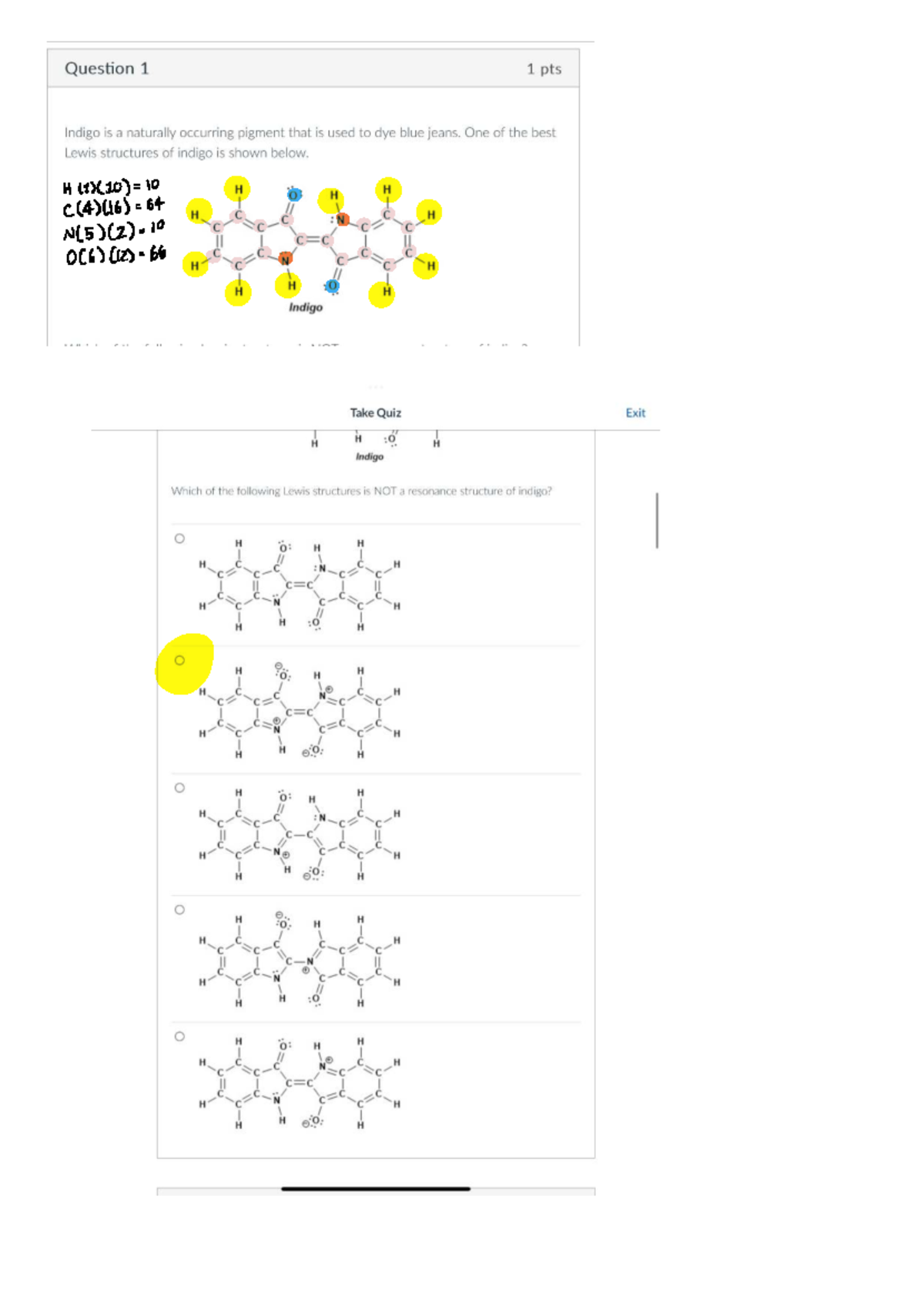 Chem 121 Quiz: Worked Out Answers and Lewis Structures - Studocu