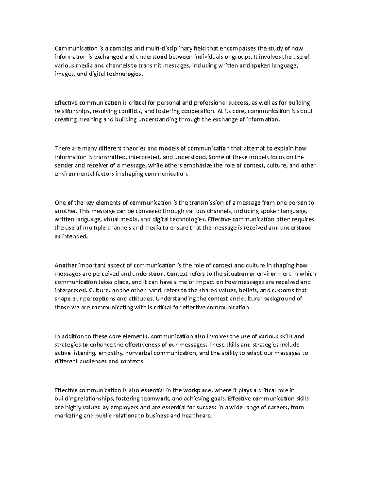Communications Explained - Communication is a complex and multi ...