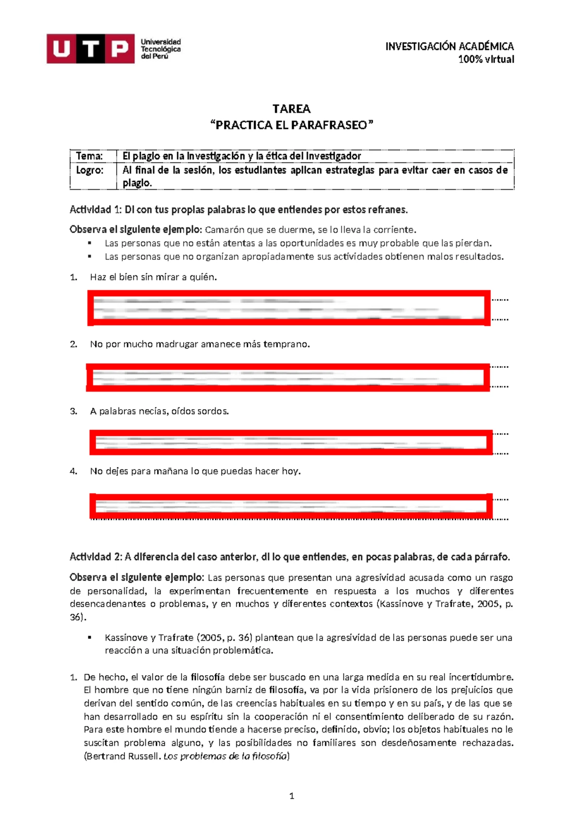 Semana 10 - Tema 01: Tarea de Fichas de Resumen y Esquema de Redacción - Studocu