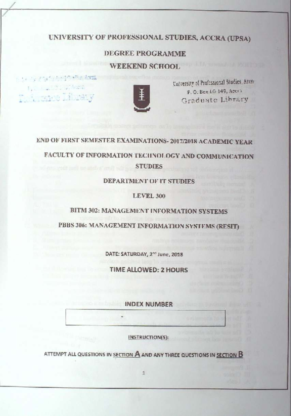 BITM 302: Management Information Systems Study Guide - Studocu