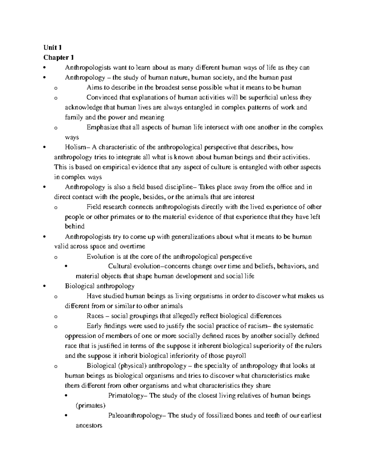 Chapter 5 notes - Summary Cultural Anthropology - What is so ...