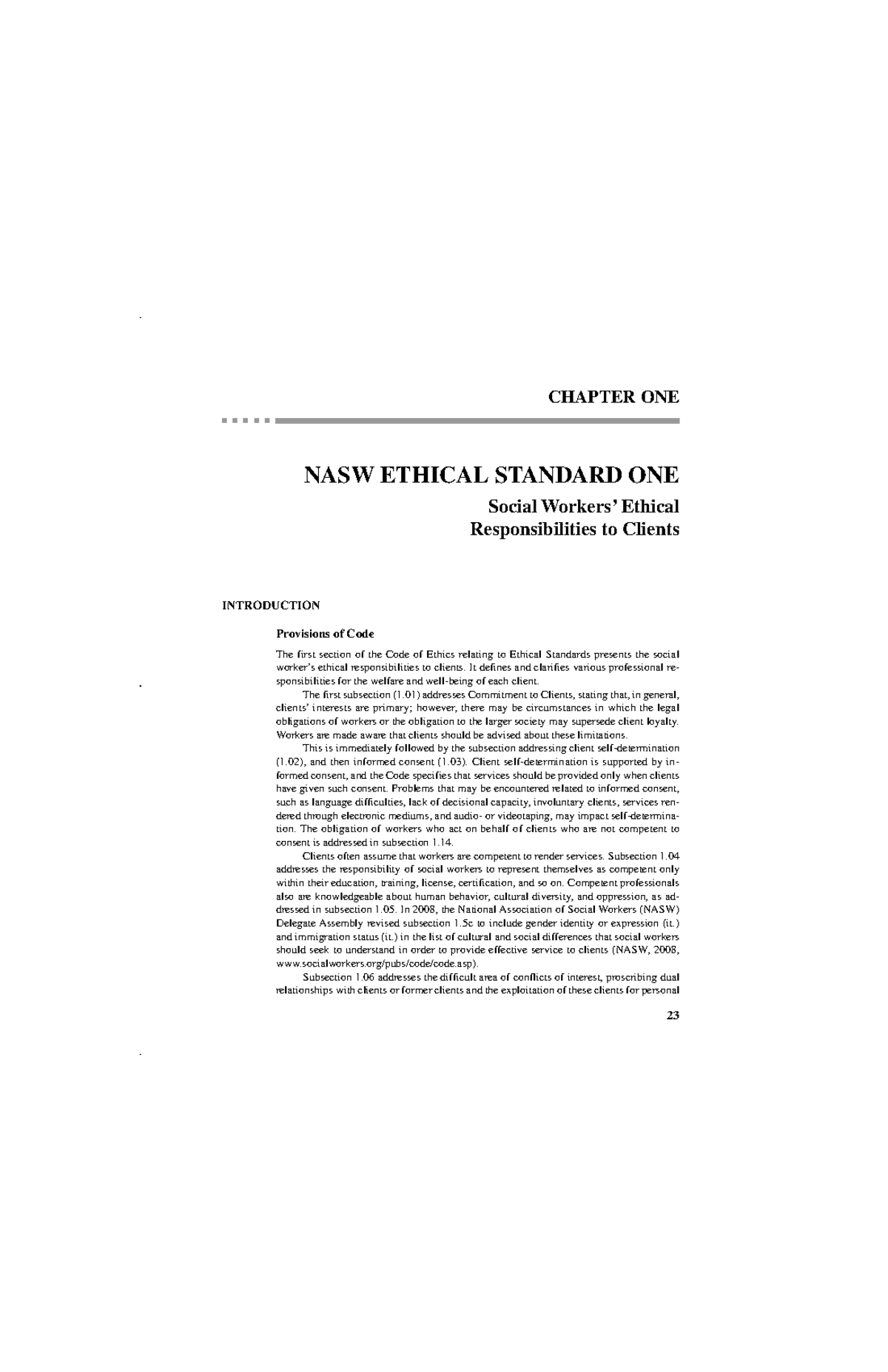 M02_ROTH7241_03_SE_C01: NASW Ethical Standards and Client ...