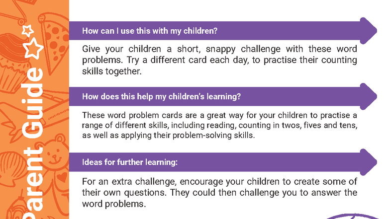 Counting in Twos, Fives, and Tens: Word Problem Challenge Cards (Ages 5 ...