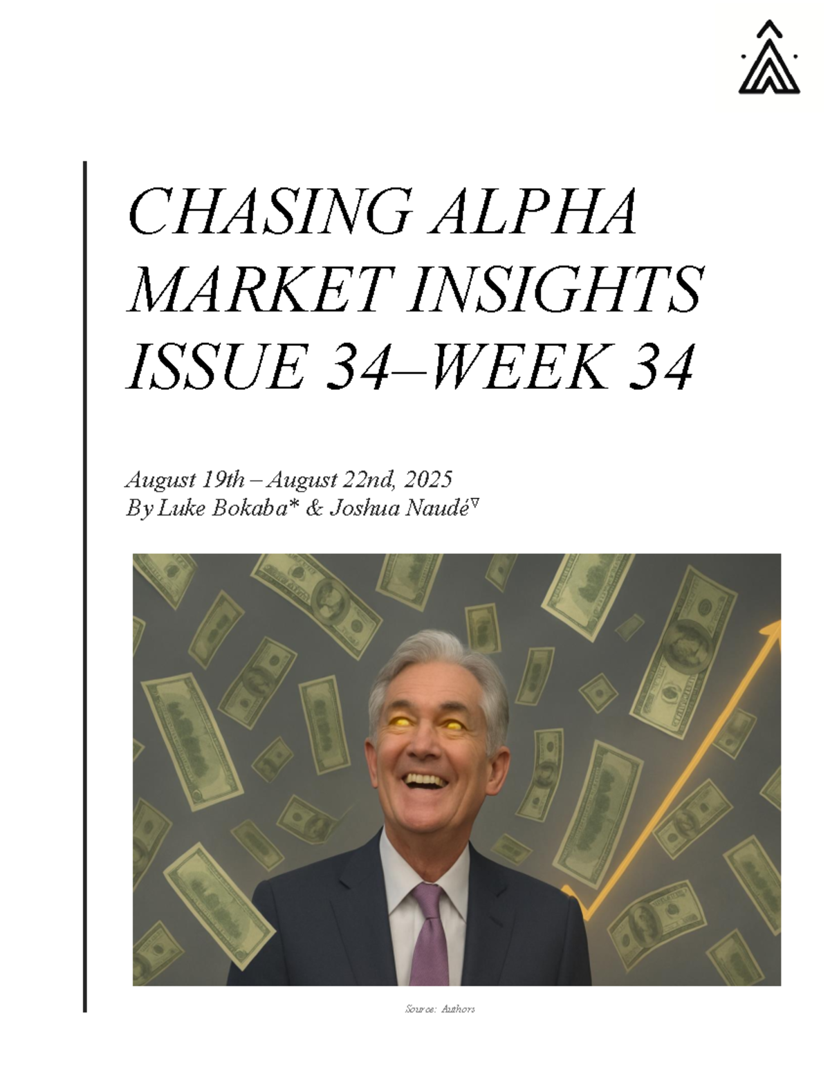 CHASING ALPHA MARKET INSIGHTS ISSUE 34 - Week of August 19, 2025 - Studocu