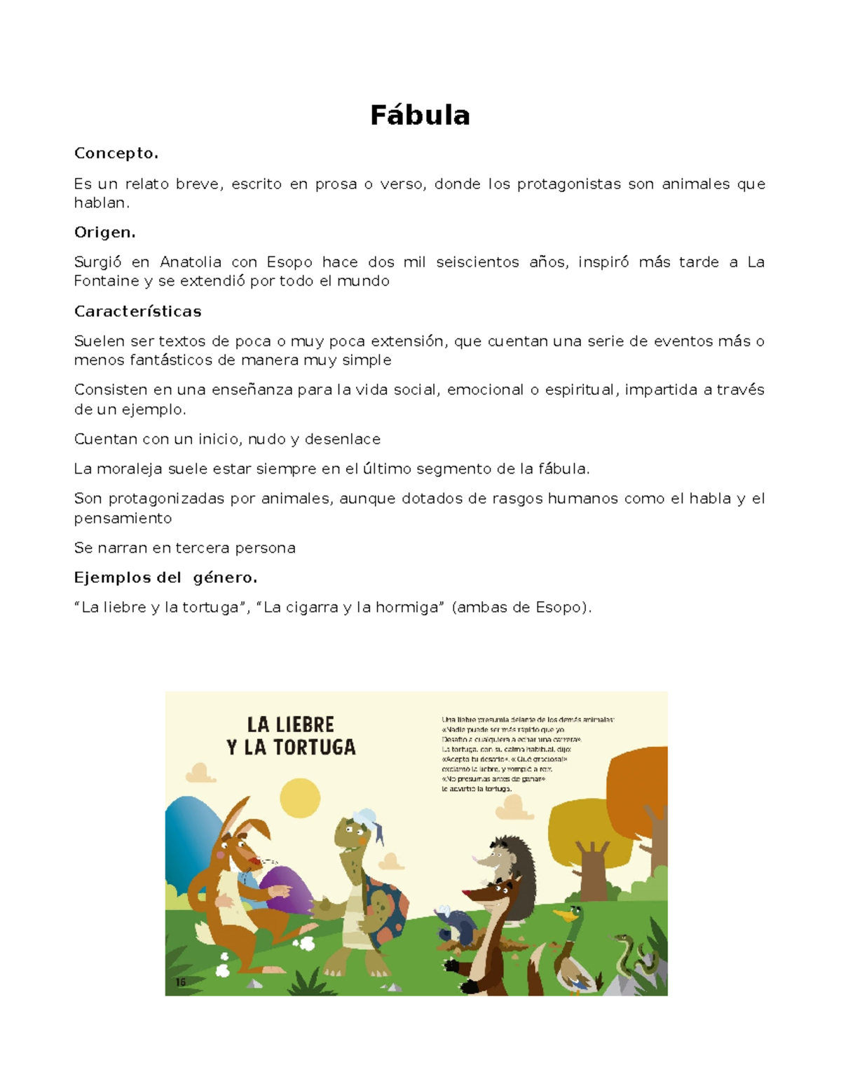 FAB 101: Fábula, Mito, Epopeya y Cuento - Conceptos y Características ...