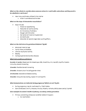 Report - Maternal ati - Module Report Simulation: Swift River Simulations 2. Assignment: Jesse ...