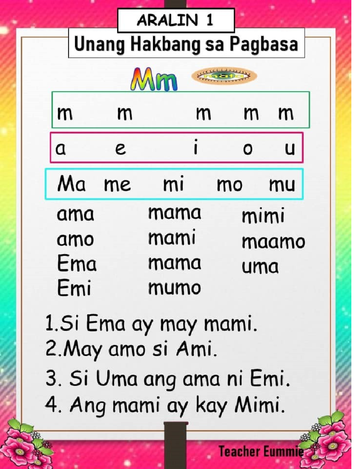 ARALIN 1-18: Unang Hakbang sa Pagbasa Filipino Reading Lessons - Studocu