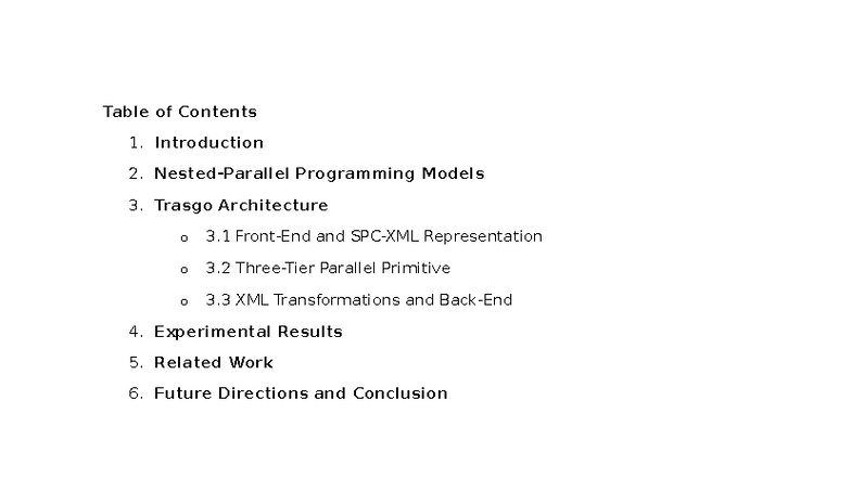 Nested Parallel Programming System Research Paper (CS 101) - Studocu