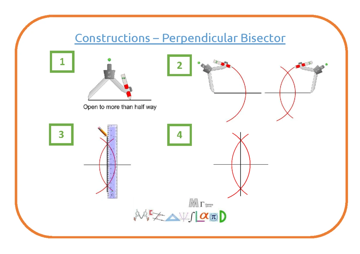 Constructions - angle bisector - Studocu