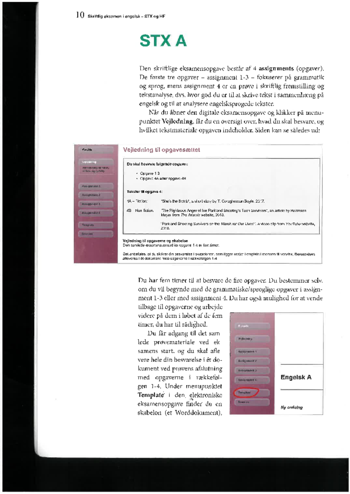 Skriftlig eksamen i engelsk - STX A 2023: Opgavevejledning og Tips - Studocu