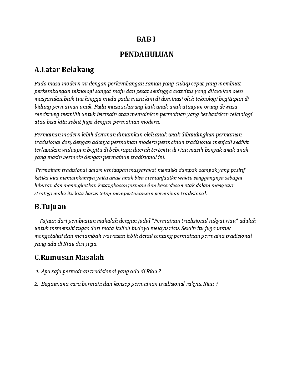 Buku Pembahasan Permainan Tradisional Rakyat Riau - Budaya Melayu RIAU ...