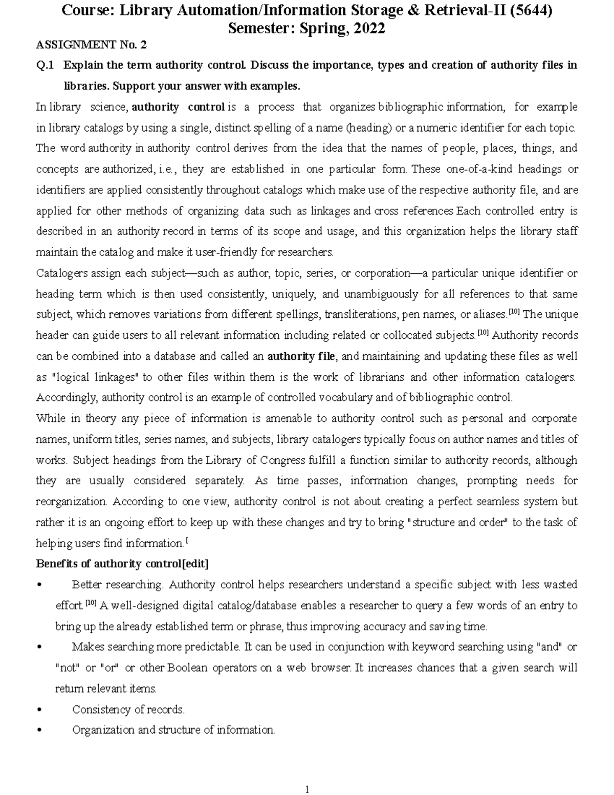 5644-2: Authority Control in Libraries: Importance, Types, and Files ...