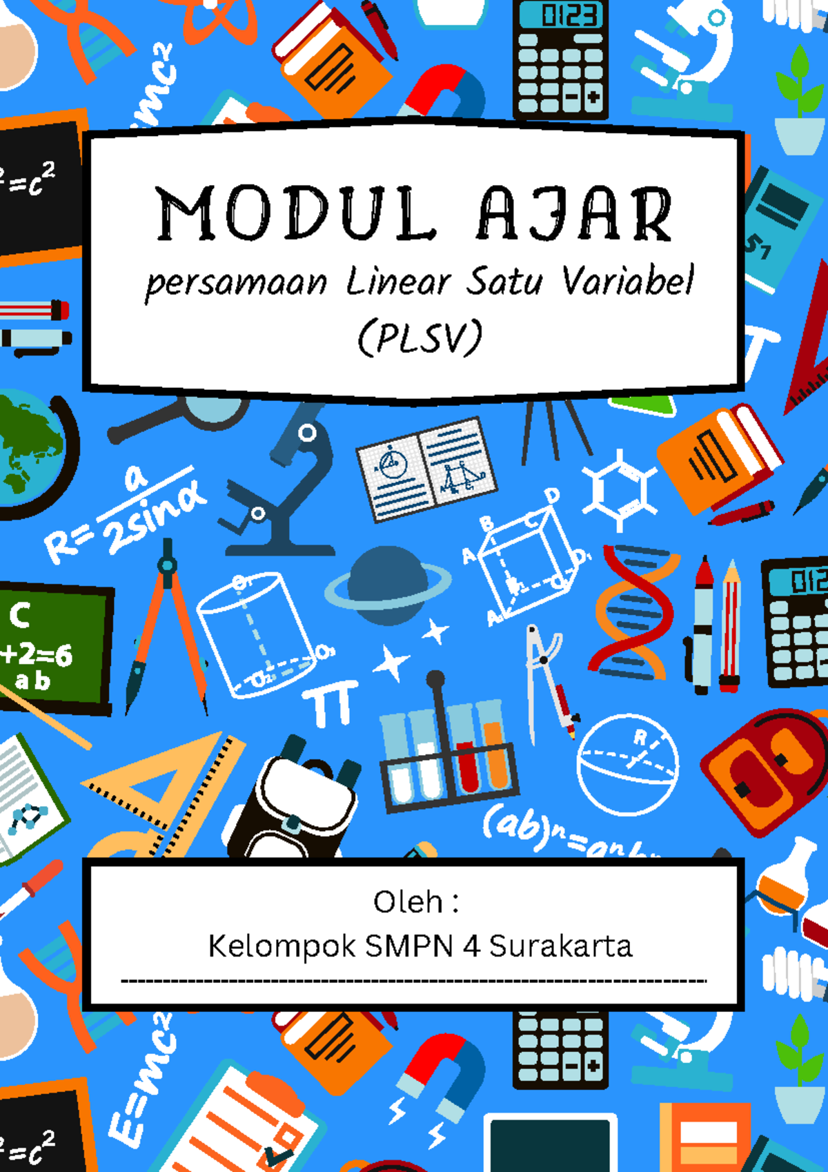 Modul Ajar PLSV: Persamaan Linear Satu Variabel untuk SMP 2024 - Studocu