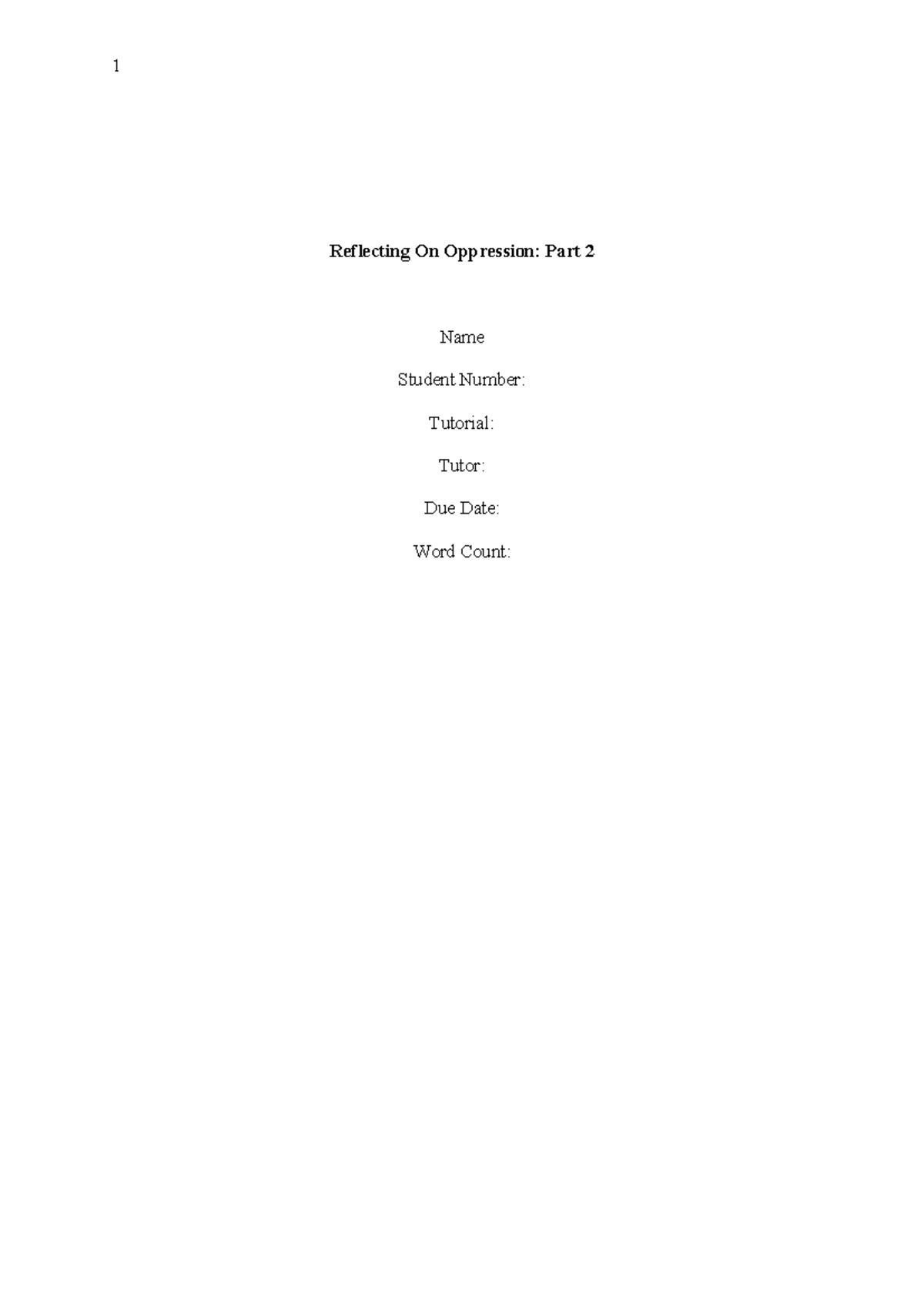 Reflecting On Oppression 2 - This deeply ingrained prejudice is ...