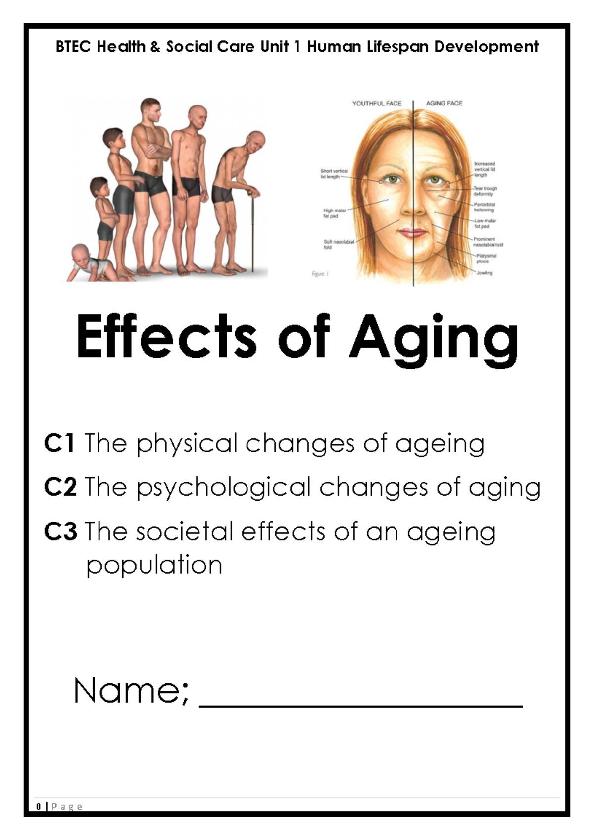 C1 Effects of Aging: Physical, Psychological, and Societal Changes in ...