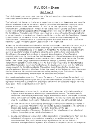 PVL Self Test - Combination of previous MCQ exams - Question TEST ...