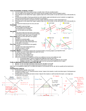 Economics Exam Cheat Sheet Fixed - Economics Exam Cheat Sheet Key ...