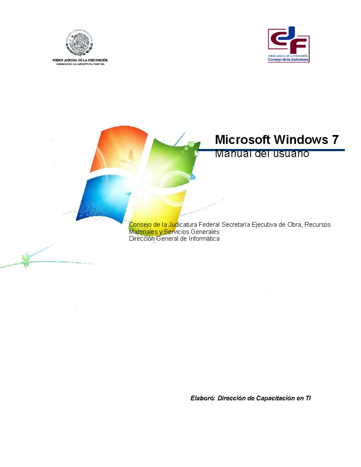 Guía Completa de Microsoft Windows 7: Manual y Funciones Esenciales ...