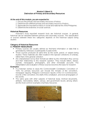 Module 4 Readings In Philippine History - Module 4 (Week 4) The ...