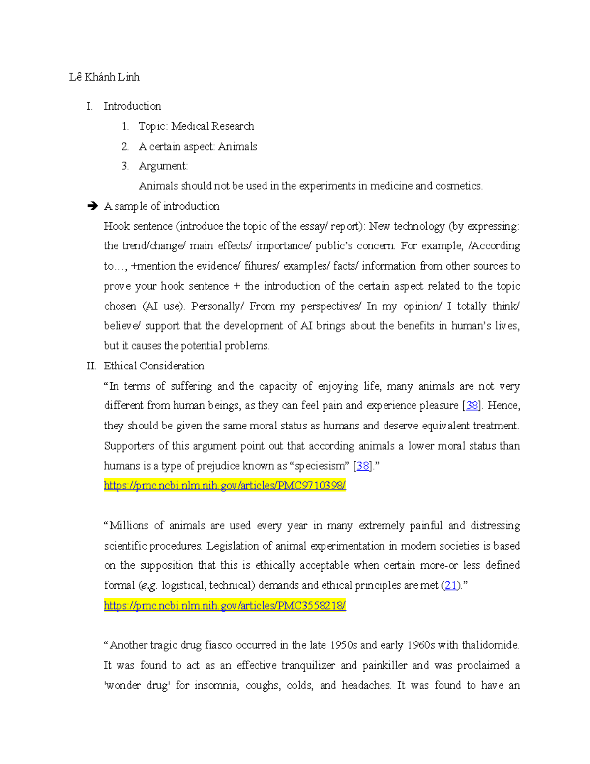 Final Exam - Ethical Considerations in Animal Research - Studocu