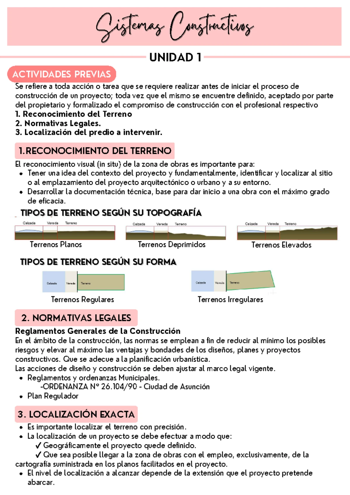 Obras Auxiliares y Complementarias: Guía Completa - Studocu