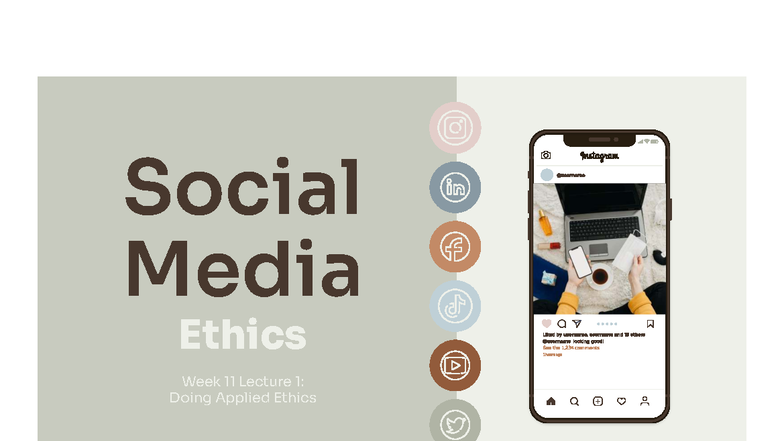 Week 11 Lecture 1: Social Media Ethics & Autonomy Analysis (2025) - Studocu