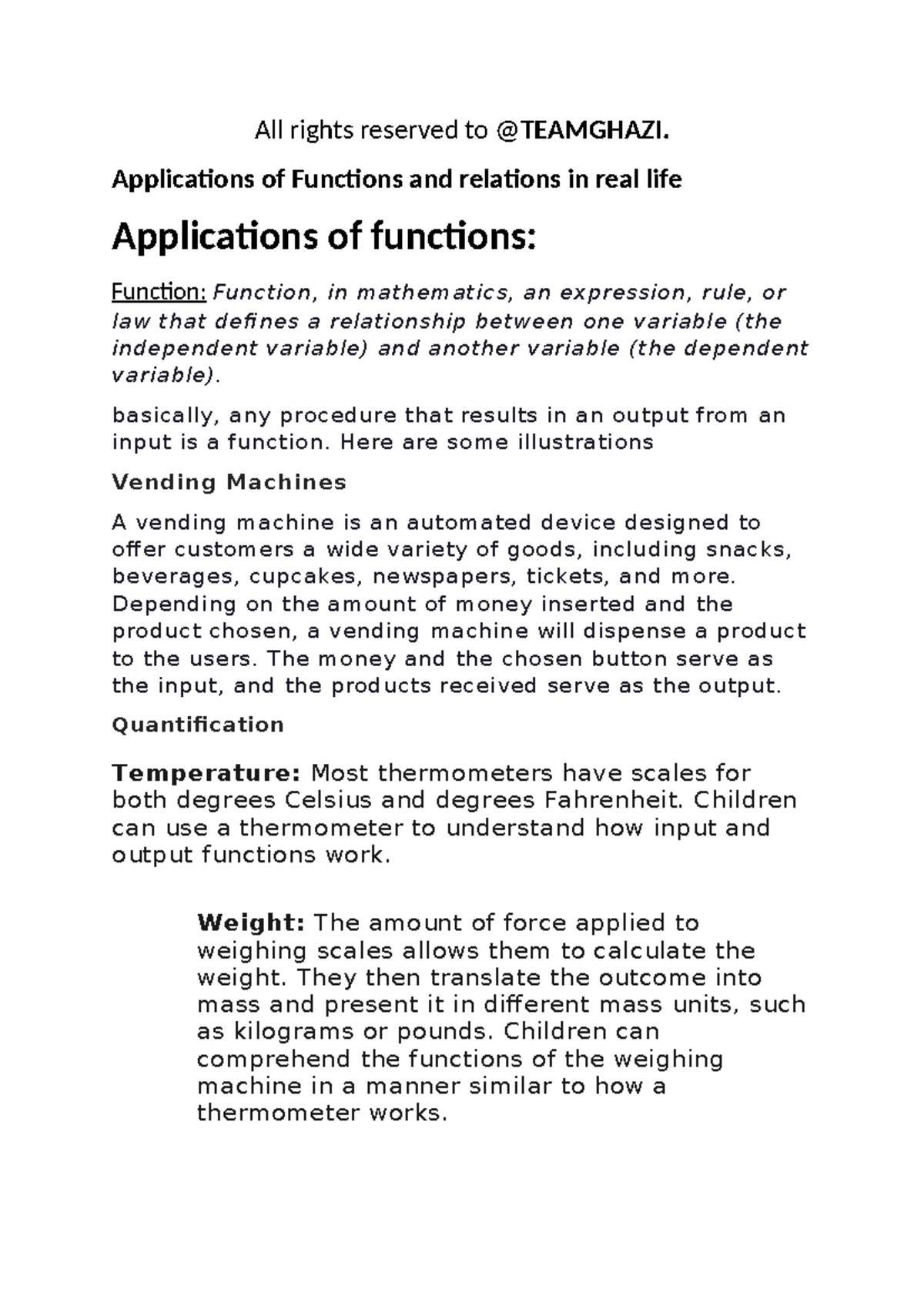 Applications of Functions & Relations in Daily Life: Math Insights ...
