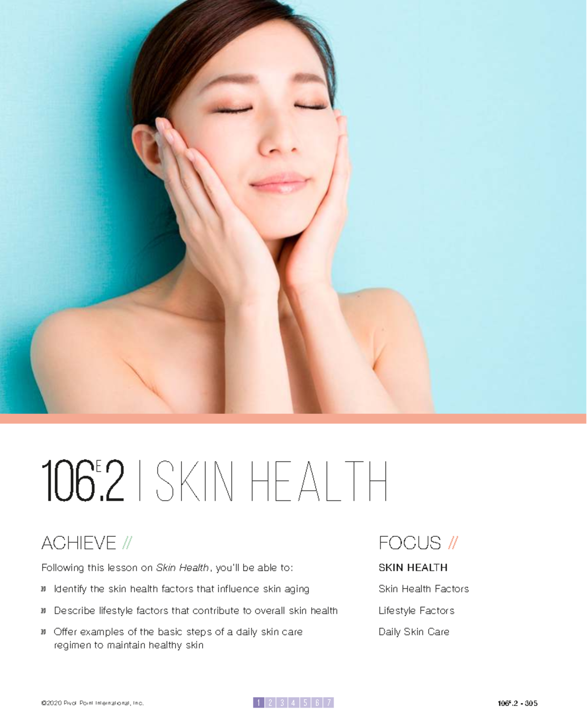 106.2 Esthetics I Skin Health Study Guide - Studocu