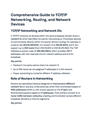 Comprehensive Guide to IP Addressing & Subnetting Fundamentals (CS101 ...